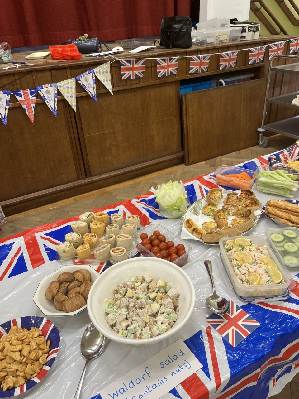 Coronation Meal 7/5/2023 [Photos (c) Janet Baxter & Ali Alinson]