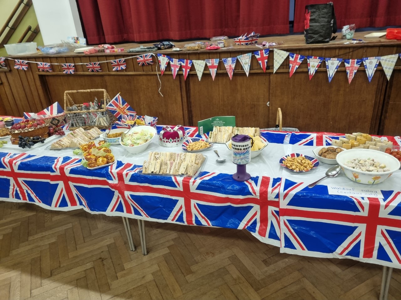 Coronation Meal 7/5/2023 [Photos (c) Janet Baxter & Ali Alinson]